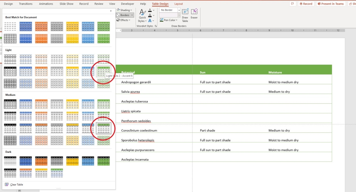 Apply Simple Table Formatting in Microsoft PowerPoint | TechRepublic