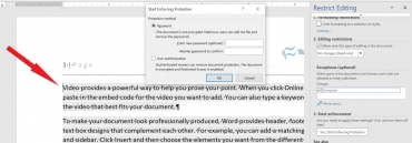 How to Protect Header and Footer Areas in Microsoft Word