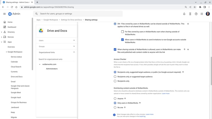 Google Drive shared drives enhance visitor sharing