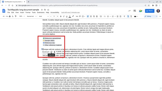 How to work with long documents in Google Docs - TechRepublic