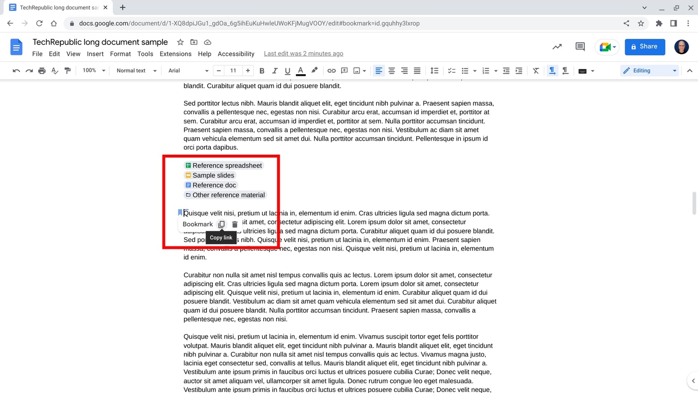 How to work with long documents in Google Docs - TechRepublic