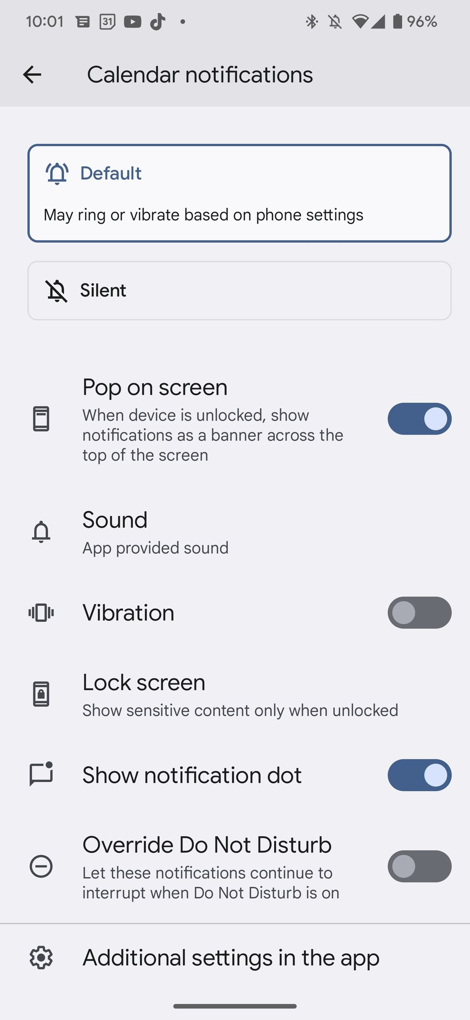 How to configure calendar and task notifications on Android 13 ...