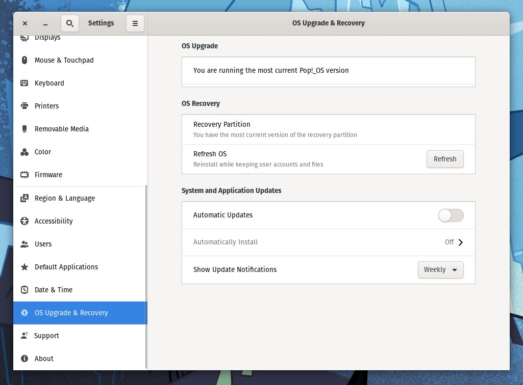 How to use Pop_!OS refresh install - TechRepublic