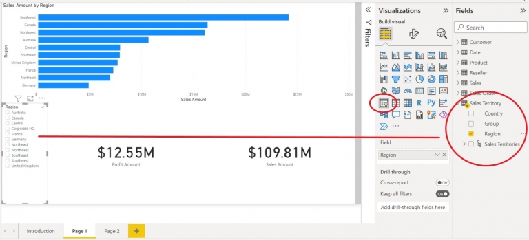 How to Add a Slicer to a Report in Power BI | TechRepublic