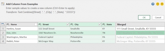 Combine Values Into One Cell in Microsoft Excel Power Query