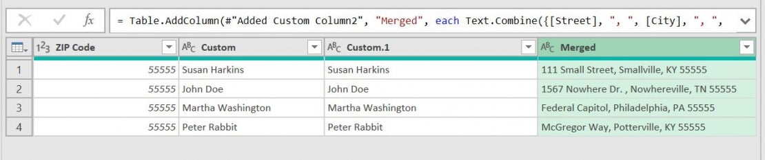 Combine Values Into One Cell In Microsoft Excel Power Query