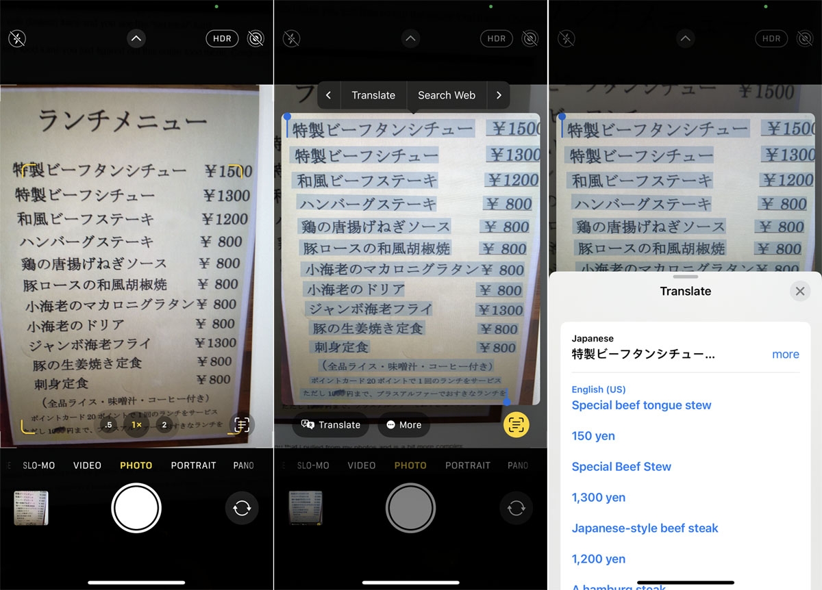 How to translate text in a photo or video on your iPhone