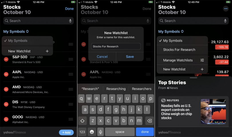 How to Track Stocks with the Stocks App on your iPhone | TechRepublic