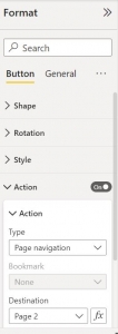 Add Action Buttons to a Report in Microsoft Power BI | TechRepublic