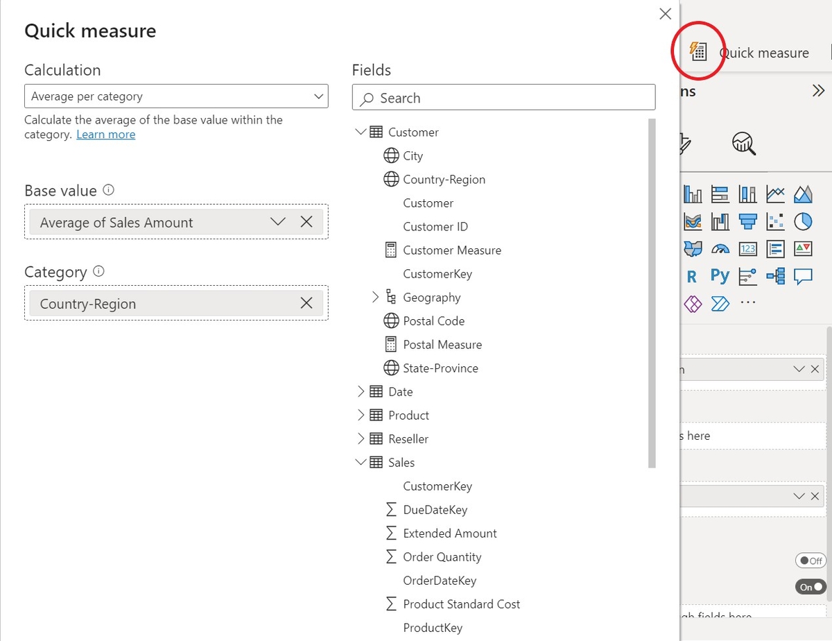 How To Add Quick Measures For Complex Calculations In Microsoft Power