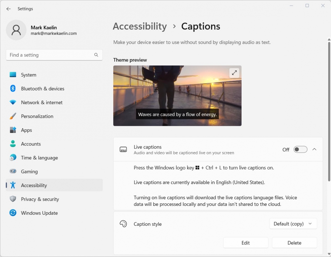 How to enable live captioning in Windows 11 22H2 | TechRepublic