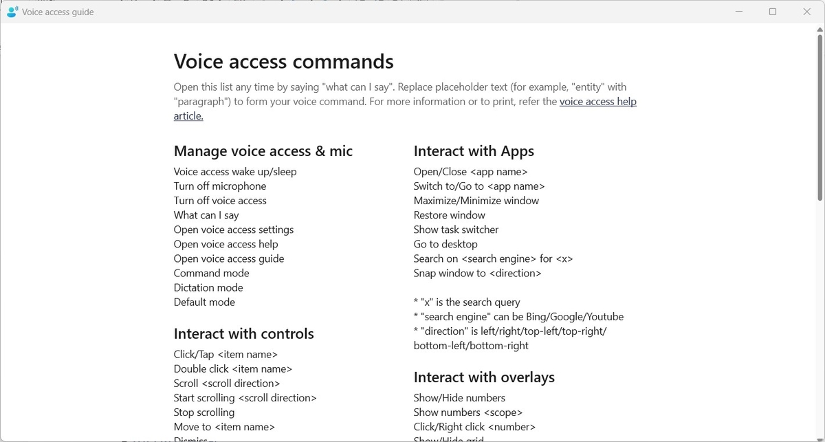 Enable Voice Activated Navigation in Windows 11 22H2 | TechRepublic