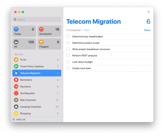 How to create and manage multiple Reminders Lists using Apple devices