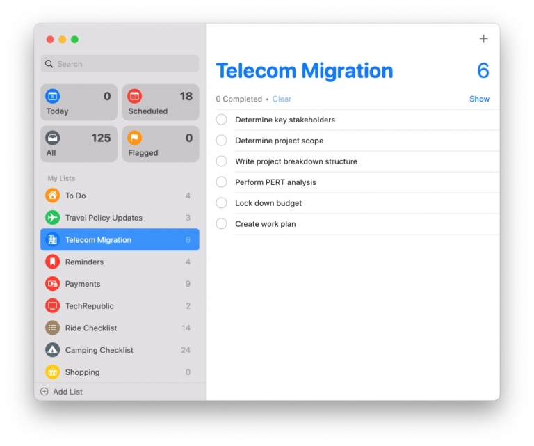 How to create and manage multiple Reminders Lists using Apple devices