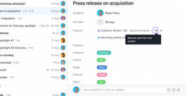 How to Move a Task to Another Project in Asana | TechRepublic