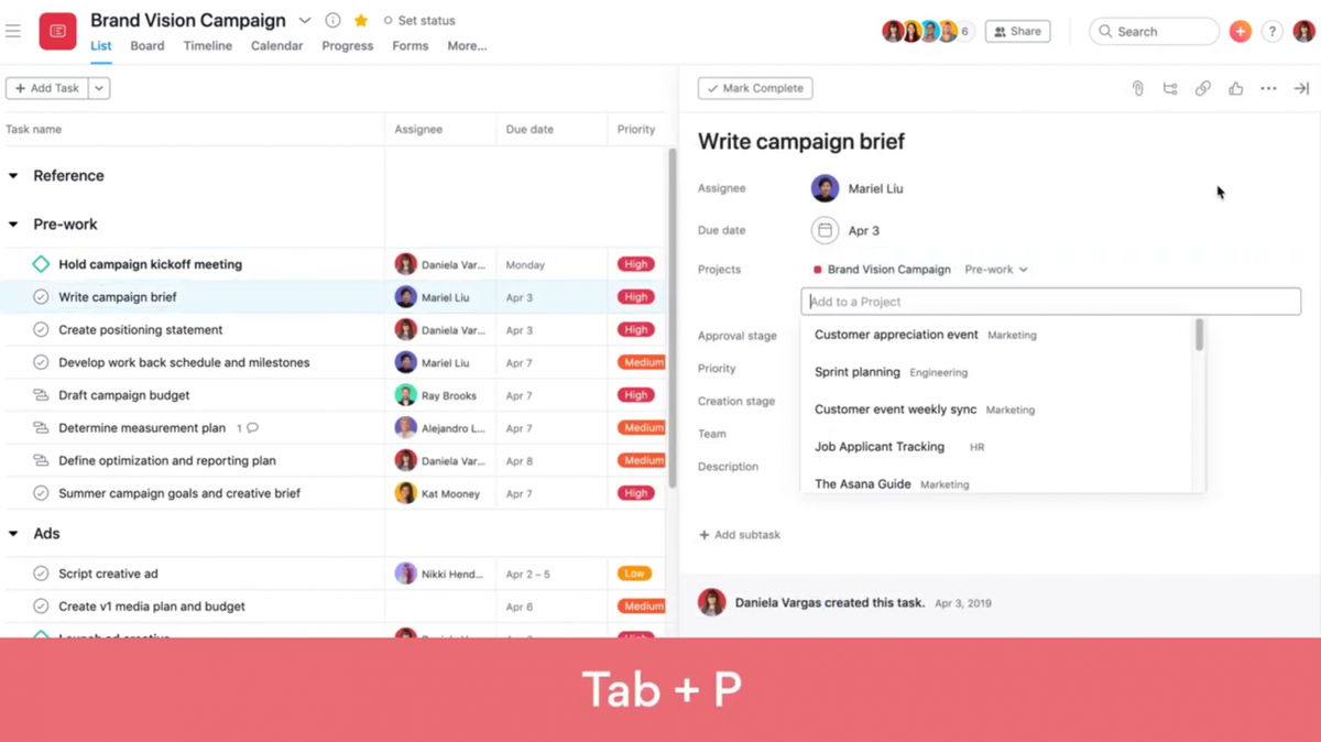How to Move a Task to Another Project in Asana | TechRepublic