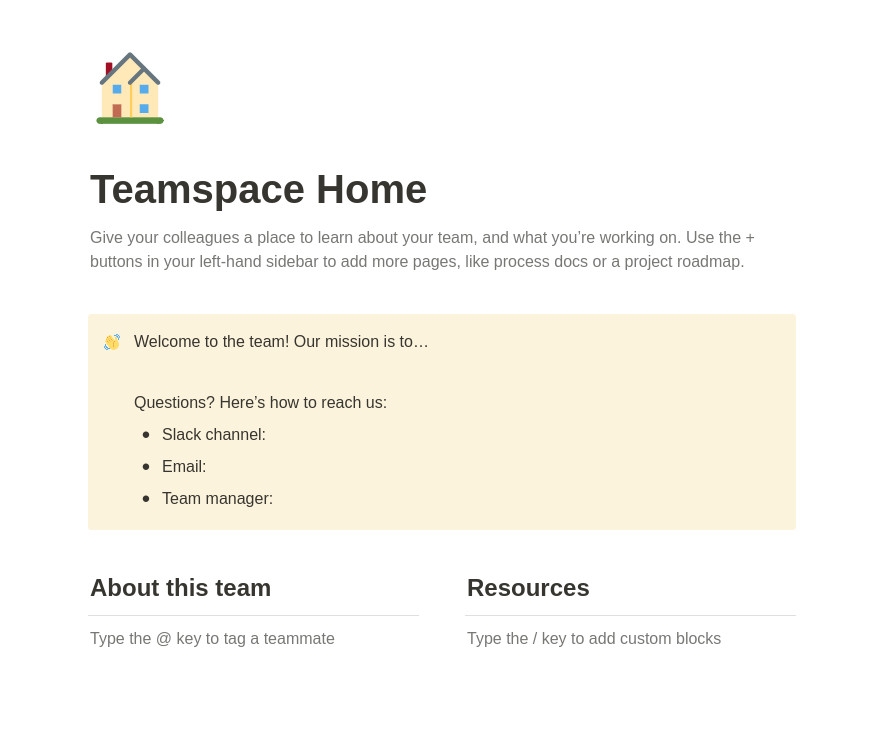 How to create an effective Teamspace in Notion - TechRepublic