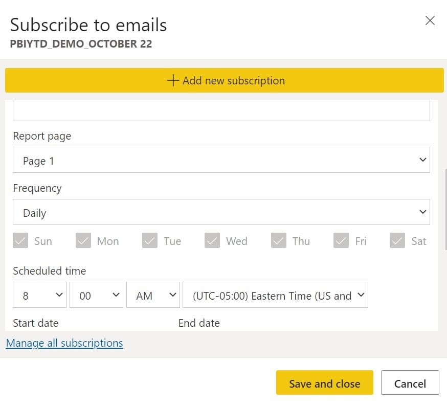 How to Subscribe to a Report in Microsoft Power BI | TechRepublic