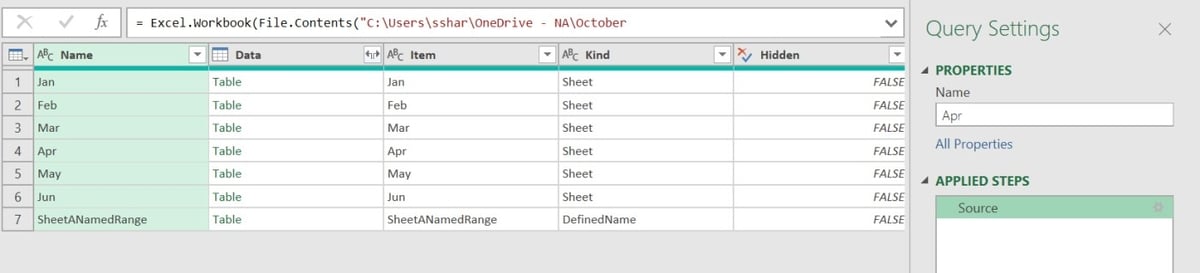 Get a List of Excel Sheet Names with Power Query | TechRepublic