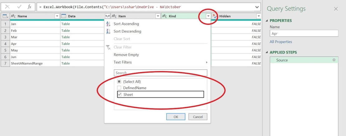 Get A List Of Excel Sheet Names With Power Query Techrepublic 0324