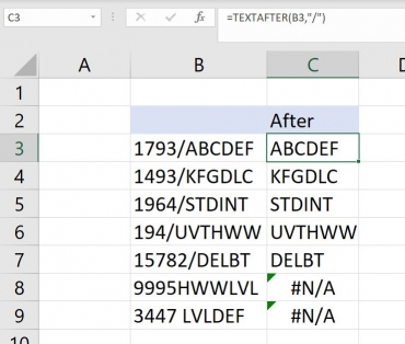Use TEXTAFTER() and TEXTBEFORE() in Microsoft Excel | TechRepublic