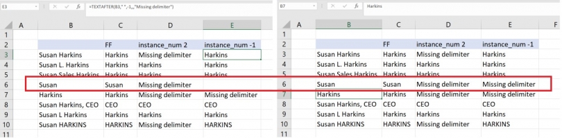 Use TEXTAFTER() and TEXTBEFORE() in Microsoft Excel | TechRepublic