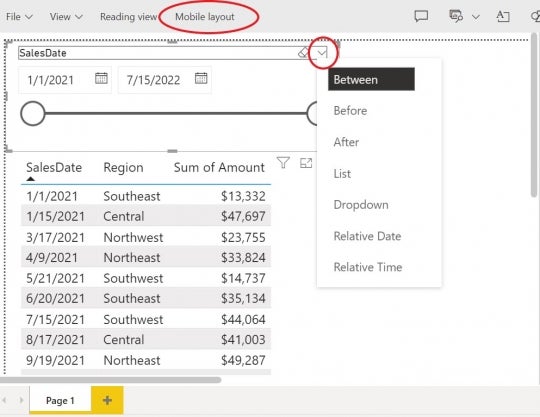 Work with a Numeric Range Slicer in Microsoft Power BI | TechRepublic Work with a Numeric Range Slicer in Microsoft Power BI | TechRepublic
