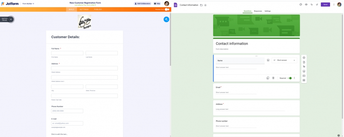 Jotform vs. Google Forms: Which is Best for Your Needs? | TechRepublic