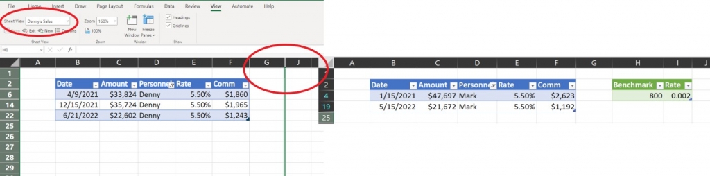 Columns & Groups in a Shared Microsoft Excel Workbook | TechRepublic