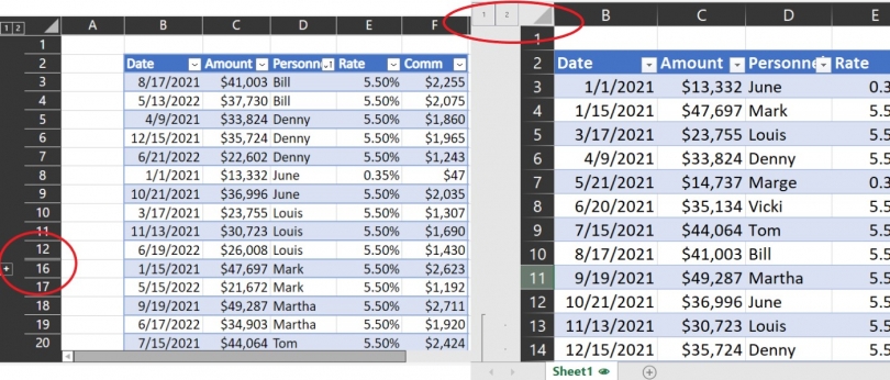 Columns & Groups in a Shared Microsoft Excel Workbook | TechRepublic