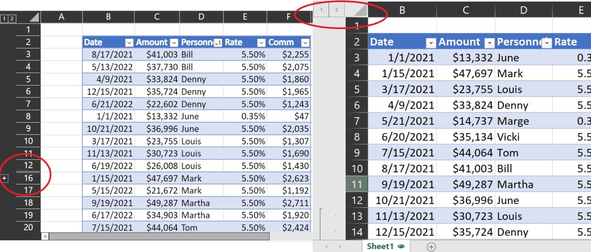 Columns And Groups In A Shared Microsoft Excel Workbook Techrepublic