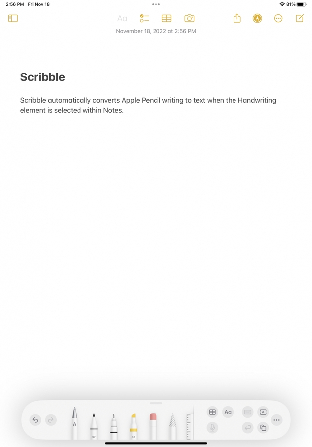 How to use Scribble to take notes in iPadOS 16 | TechRepublic