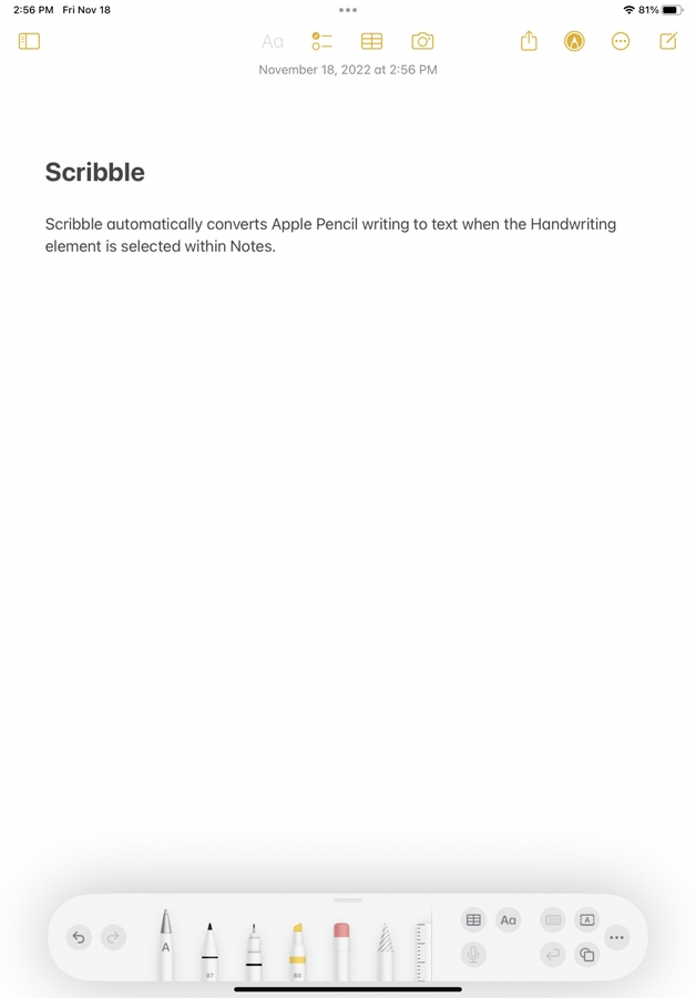How to use Scribble to take notes in iPadOS 16 | TechRepublic