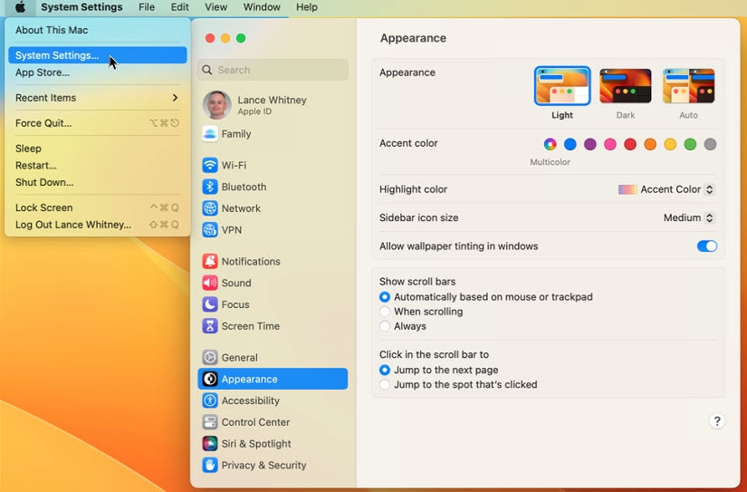 How to navigate the new System Settings tool in macOS Ventura
