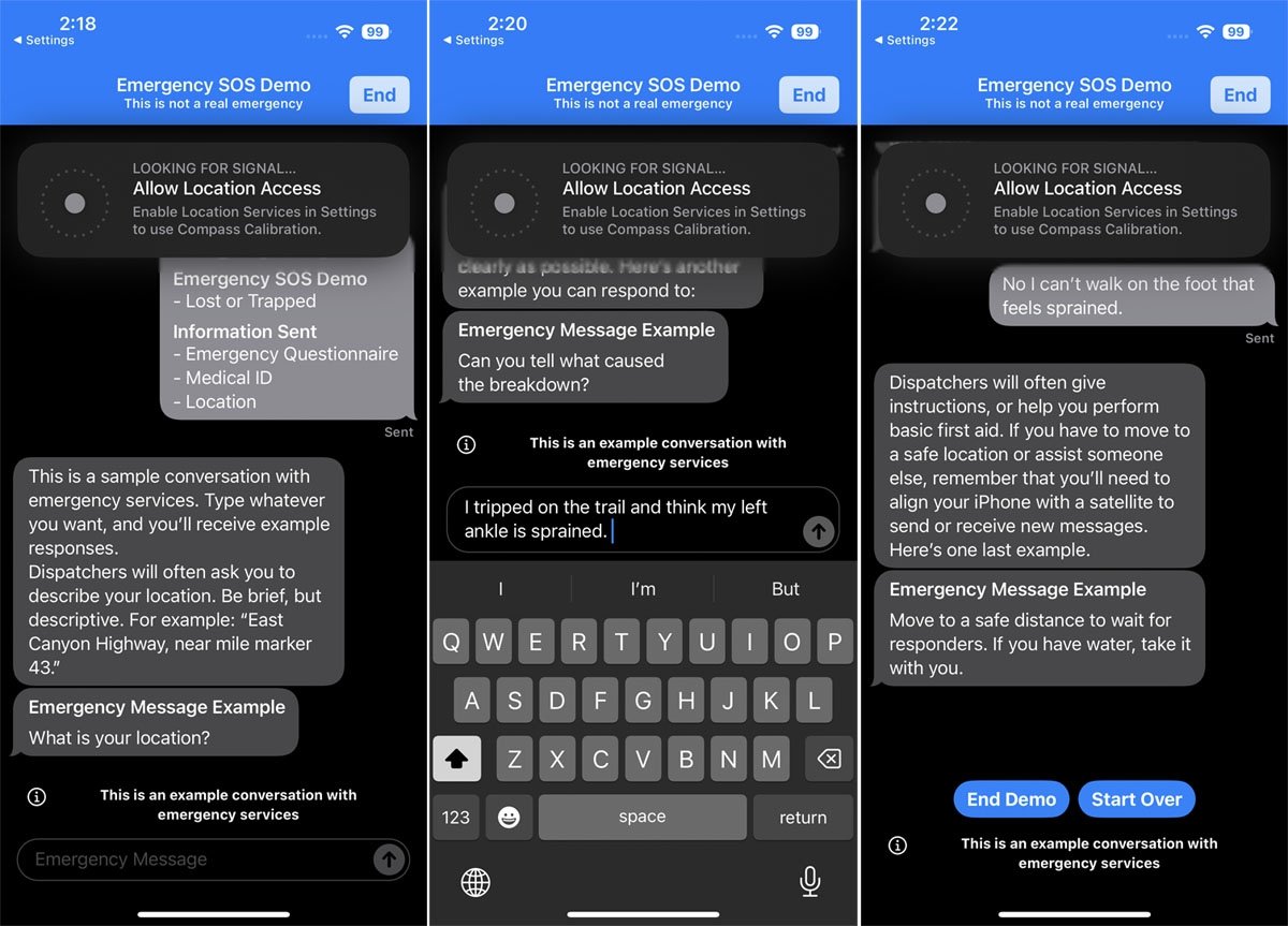 How to get help with Emergency SOS on an iPhone 14
