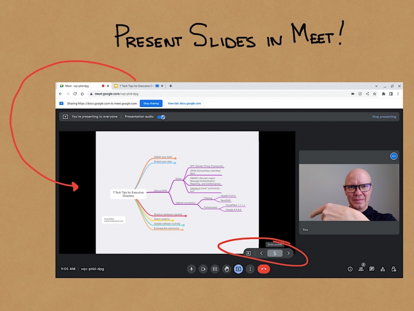 How to present Google Slides in Google Meet | TechRepublic