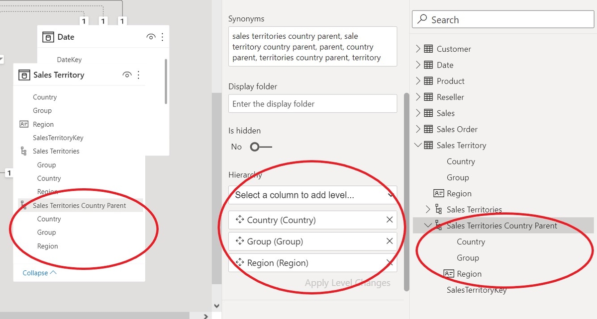 How To Build A Hierarchy To Support Drill Mode In Microsoft Power Bi