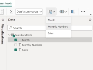 How to Sort One Column by Another Column in Power BI