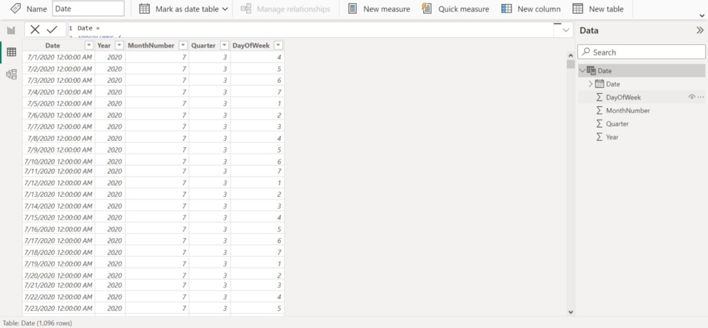 How to Create a Date Table in Microsoft Power BI | TechRepublic
