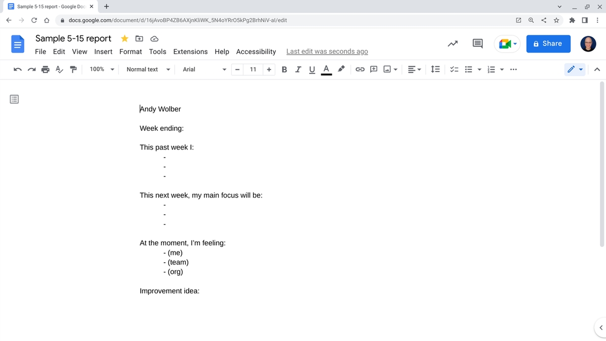 How 5-15 reports improve internal communication