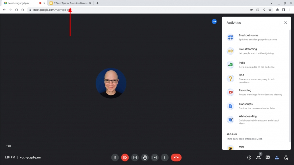 如何在 Google Meet 中演示 Google 幻灯片 - Flnug.com
