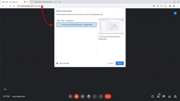 How to present Google Slides in Google Meet | TechRepublic