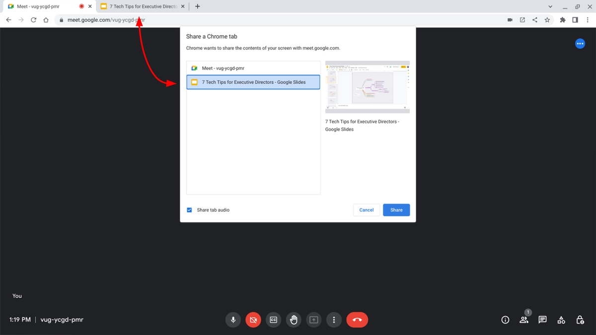 How to present Google Slides in Google Meet | TechRepublic