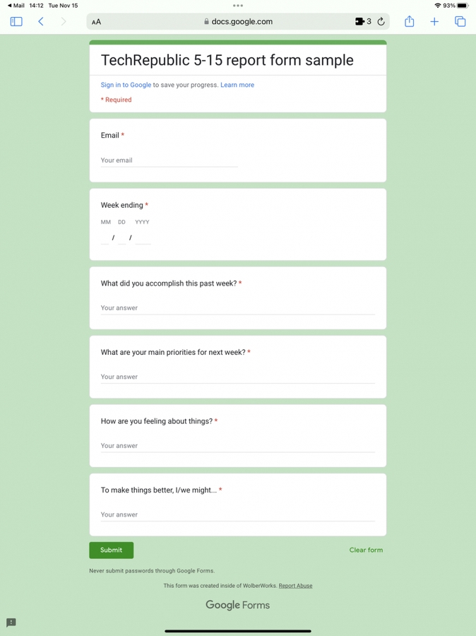 How 5-15 reports improve internal communication