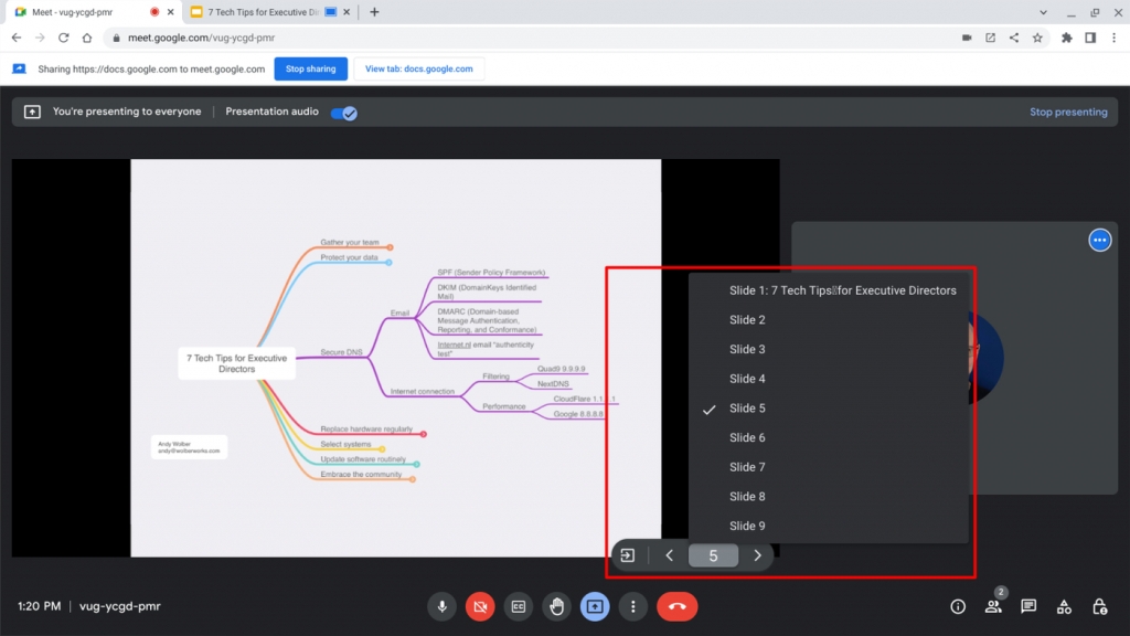 How to present Google Slides in Google Meet | TechRepublic