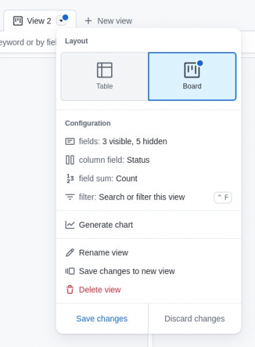 How to create a board with GitHub Issues