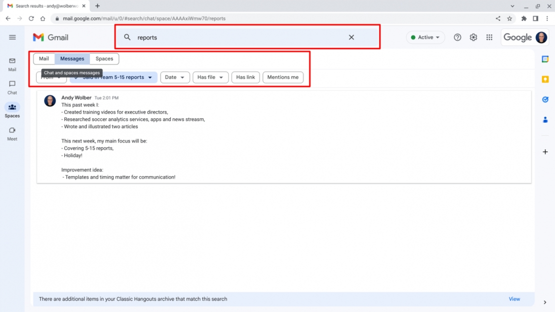 Use Google Workspace? Chat in Spaces, not Slack