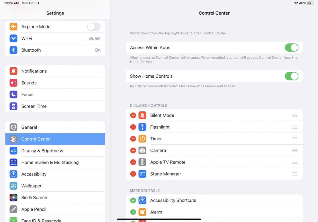 How and why to customize the iPadOS 16 Control Center | TechRepublic
