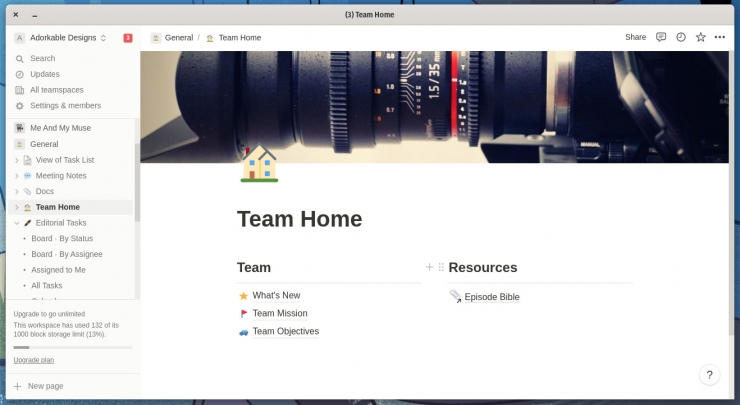 How to create a board view in Notion