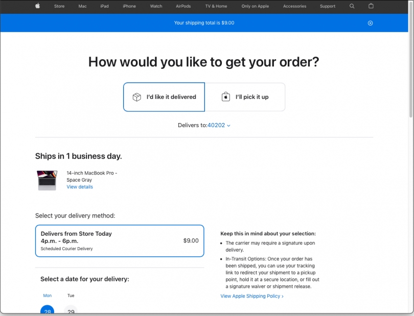 What to do when your Apple order goes wrong